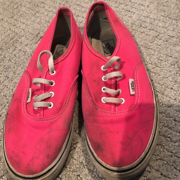 Vans | Shoes | Hot Pink Vans | Poshmark